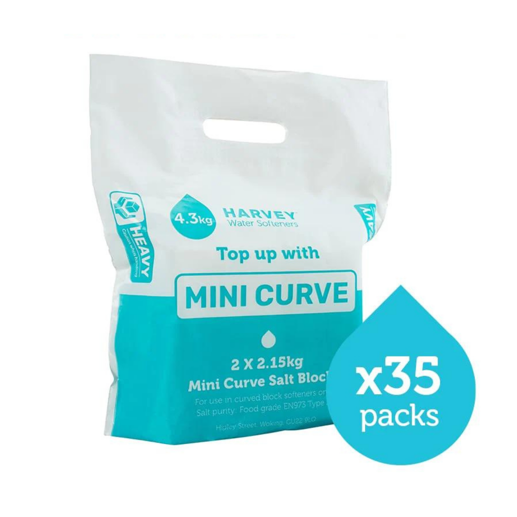 Harvey Curve Block Salt - 35 packs | Buy Water Softener Salt – Water ...